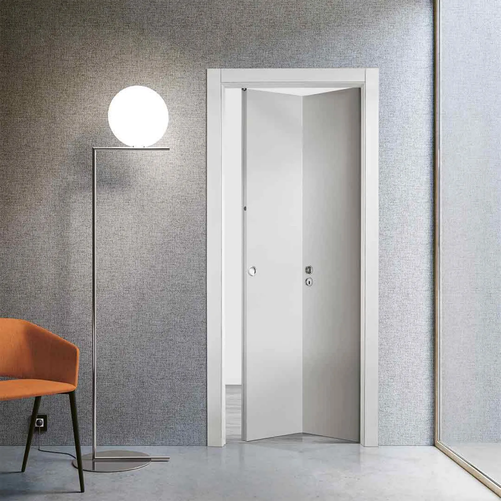 Porta Piego Trame 200T Bianco